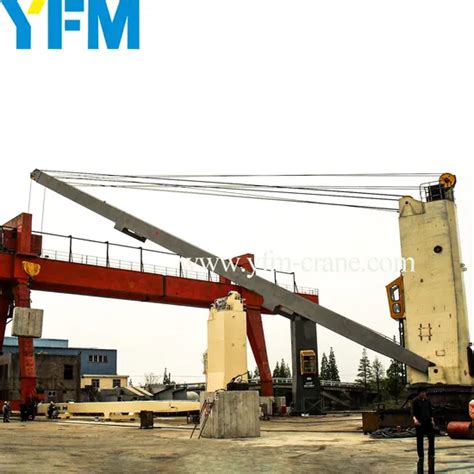 High Efficiency Flexible Operation Full Load Steel Wire Rope Luffing Crane Marine Deck Crane For
