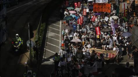 图辑：香港举行游行纪念六四25周年 Bbc News 中文