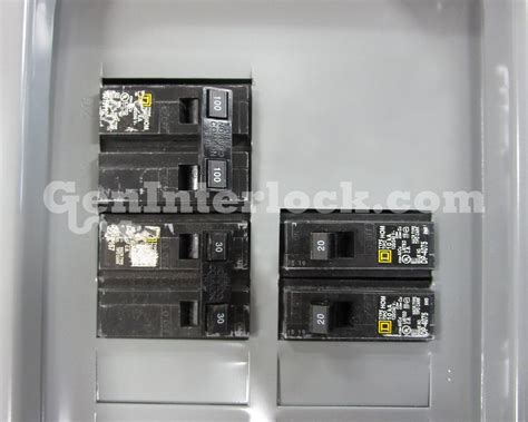 Square D Homeline 100 Amp Panel First Generation Generator Interlock Kit Geninterlock