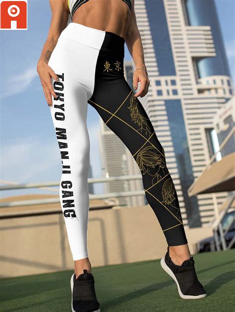 Manji Gang Fashion Leggings Unique Anime Apparel For Fans