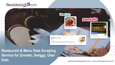 Restaurant Menu Data Scraping For Zomato Swiggy And Uber Eats