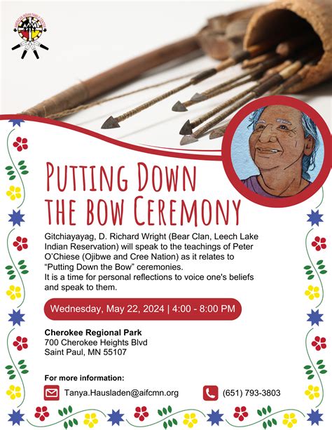 Aifc Putting Down The Bow Ceremony With D Richard Wright American