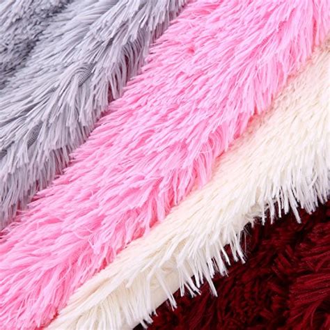 YOU SA Super Soft Long Shaggy Fuzzy Fur Faux Fur Warm Elegant Cozy With Fluffy Sherpa Throw
