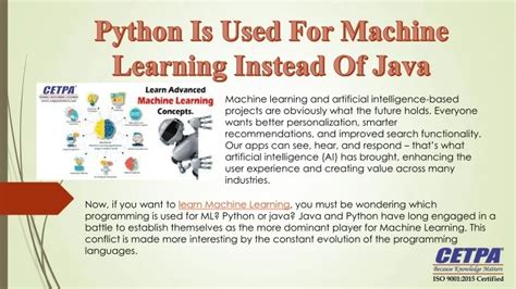 Ppt Why Python Used In Machine Learning Than Java Powerpoint