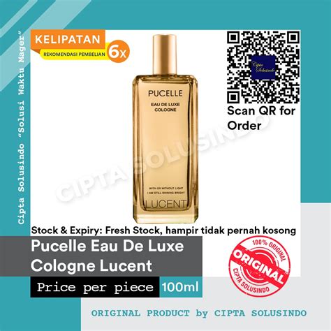 Jual Cologne Pucelle Eau De Luxe Col Lucent 100ml Indonesiashopee