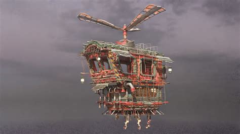 3d Model Junk Aircraft Plane Vr Ar Low Poly Cgtrader