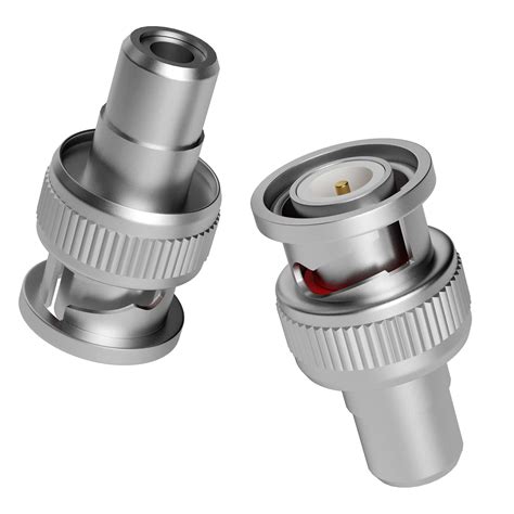 Getuscart Bnc To Rca Adapter 6 Pack Bnc Male To Rca Female Connector Coaxial Coax Rg6 Adapter