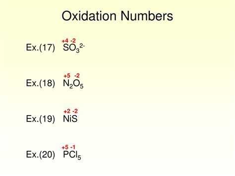 Ppt Oxidation Numbers Powerpoint Presentation Free Download Id
