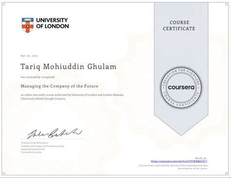 Tariq Mohiuddin On Linkedin Very Pleased With This Certification In