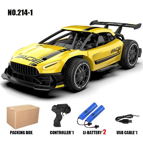 Rc Carro 1 24 4wd Drift Carros De Controle Remoto 2 4g Fora Da Estrada