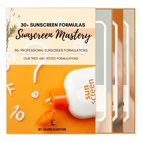 Sunscreen Formulation Mastery Learn Canyon