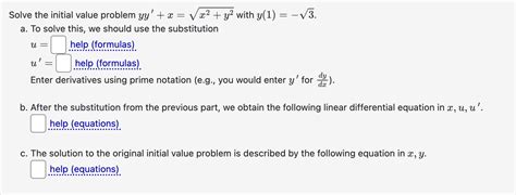 solved solve the initial value problem yy′ x x2 y2 with