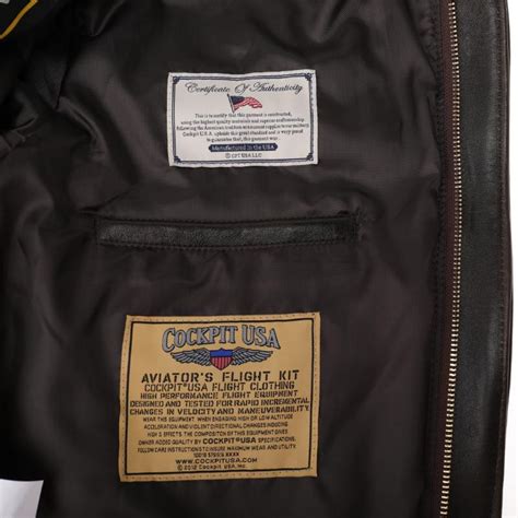 Cockpit Usa 100 Mission A 2 Pilot Leather Jacket Hong Kong Mg Trading