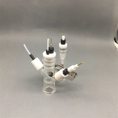 5 Holes Dual Chamber H Cell Membrane Low Volume Electrochemical Reacto