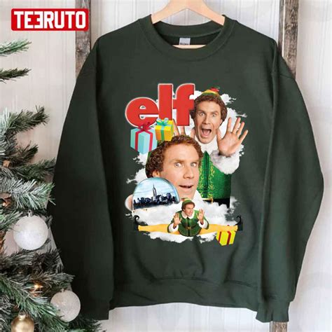Collage Funny Comedy For Christmas Buddy The Elf Unisex Sweatshirt