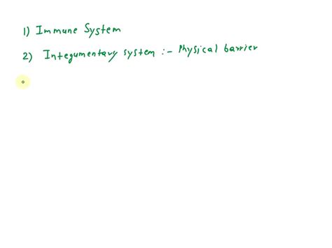Solved The Human Body Has Various Nonspecific Defenses Designed To