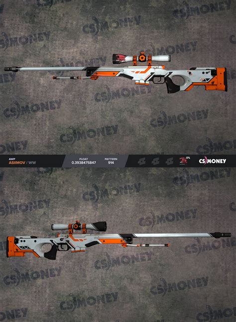 H Awp Asiimov Ww With Ibp Kato 14 Holo On Scope W 48 Arcanas