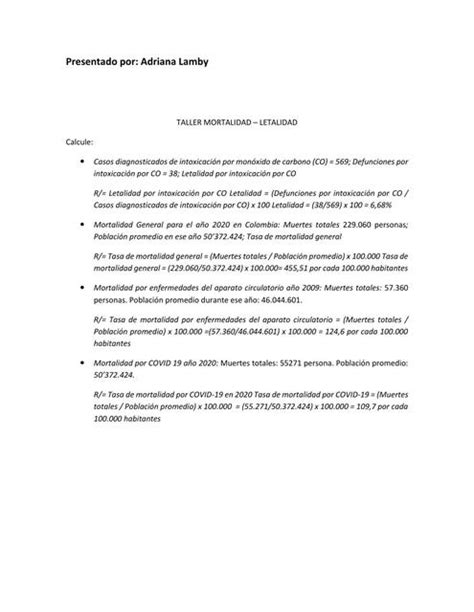 Taller Mortalidad Letalidad Adriana Lamby Udocz