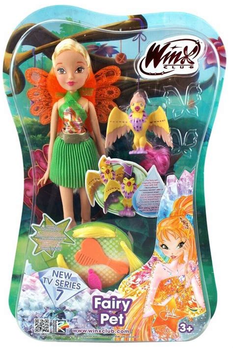 Witty Toys Winx Club Anziehpuppe Stella mit Feentier Shiny Fairy Pet ab ...