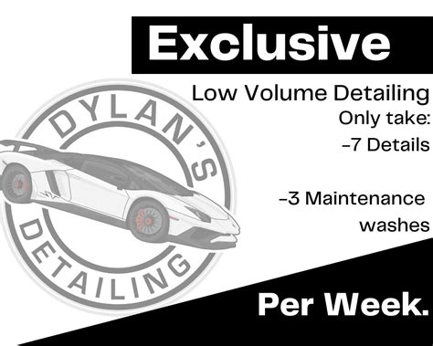 Auto Detailing Scheduling Contact Us Dylans Detailing