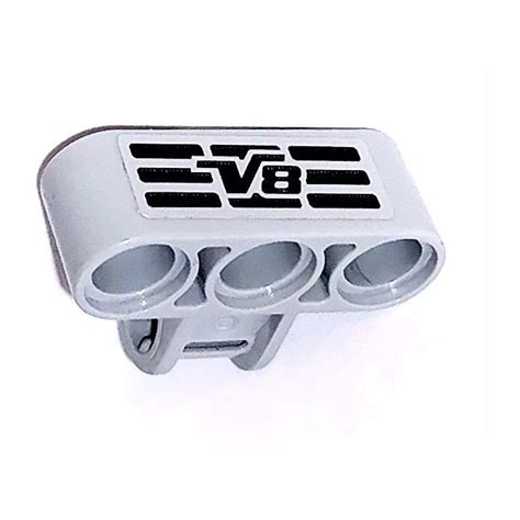 LEGO Technic Cross Block X Axle Triple Pin With V Sticker Brick Owl LEGO