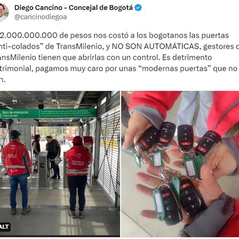 Denuncian Que Las Puertas Anticolados De Transmilenio No Son
