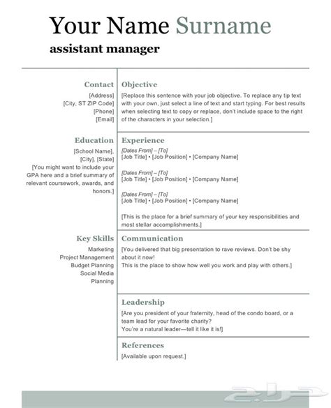 عمل سيرة ذاتية Cv بطريقة احترافية بأي لغة