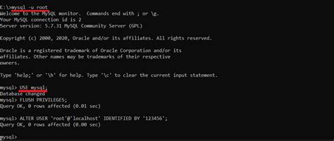Mysql重置密码终极版重置mysql用户密码 Csdn博客