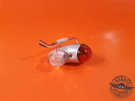 wing tip strobe assy rfi shielded whelen p n 01 0770053 13 barata