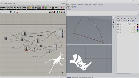 Rhinoceros Grasshopper Tutorial How To Make Catenary Curve Youtube