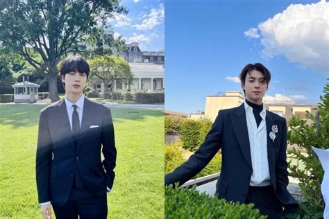 Saking Gantengnya Jin Bts Dan Cha Eun Woo Astro Jadi Wajah Paling