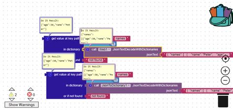 request for json decode to dictionary iwant kodular community