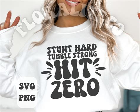 Hit Zero Cheer Svg Cheerleading Svg Cheerleader Svg Stunt Etsy
