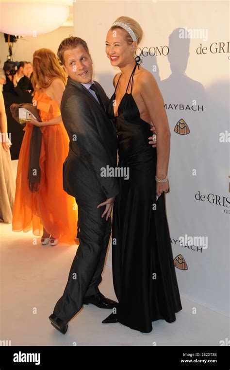 Sandy Meyer Woelden And Oliver Pocher Attend The De Grisogono Party At The Hotel Du Cap Near