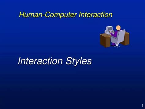 Ppt Human Computer Interaction Powerpoint Presentation Free Download
