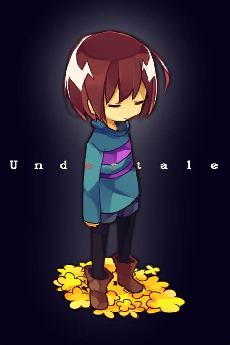 Kitsune No Ko Frisk Undertale Undertale 1other Black Background