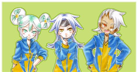 イナズマイレブン ガイアブレイクな3人 りかのイラスト Pixiv