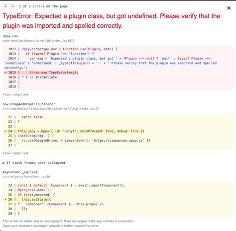 Basic Documented React Examples Are Very Problematic To Run · Issue 1506 · Transloadituppy