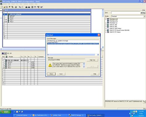 S7 300 Download Error Siemens