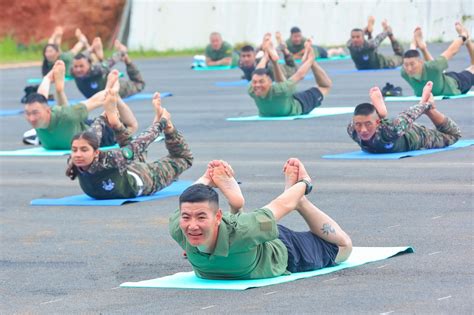 Meghalaya Indian Mongolian Troops Perform Yoga Under Joint Exercise Nomadic Elephant