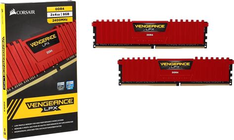 Corsair Vengeance Lpx 8gb 2 X 4gb Ddr4 2400 Pc4 19200 Memory Kit Model Cmk8gx4m2a2400c14r