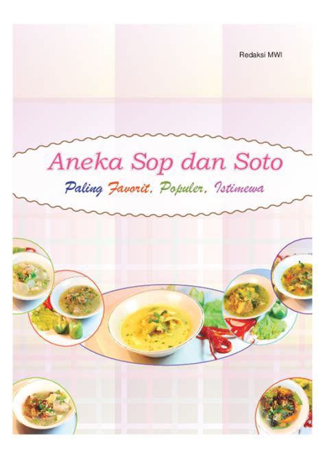 Aneka Sop And Soto Paling Favorit Populer Istimewa