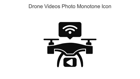 Drone Videos Photo Monotone Icon In Powerpoint Pptx Png And Editable Eps Format Ppt Example