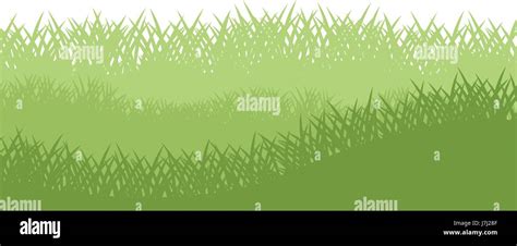 Fresh Green Grass Field Vector Illustration Stock Vector Image And Art