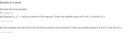 Solved Question 8 1 Point Consider The Following System