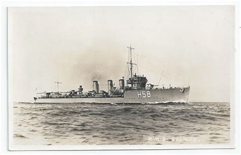 Royal Navy R Class Destroyer Postcards