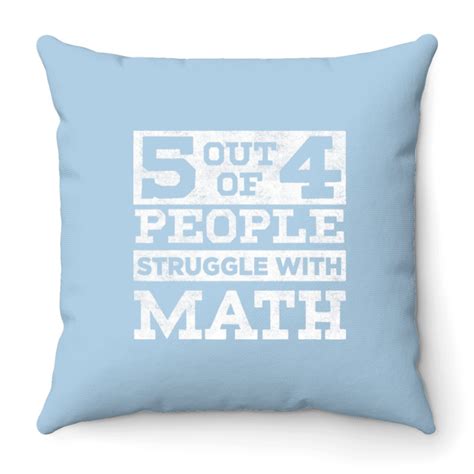 Math Teacher Math Joke 2calculus Geometry Throw Pillows Sold By