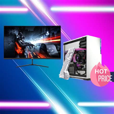 Skytech Shiva Gaming Tower With 32 Curved Monitor Sunrise Tv Rentals