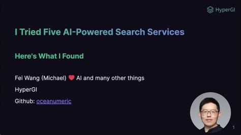 Fei Michael Wang On Linkedin Exploring 5 Ai Powered Search Services A Comprehensive Review