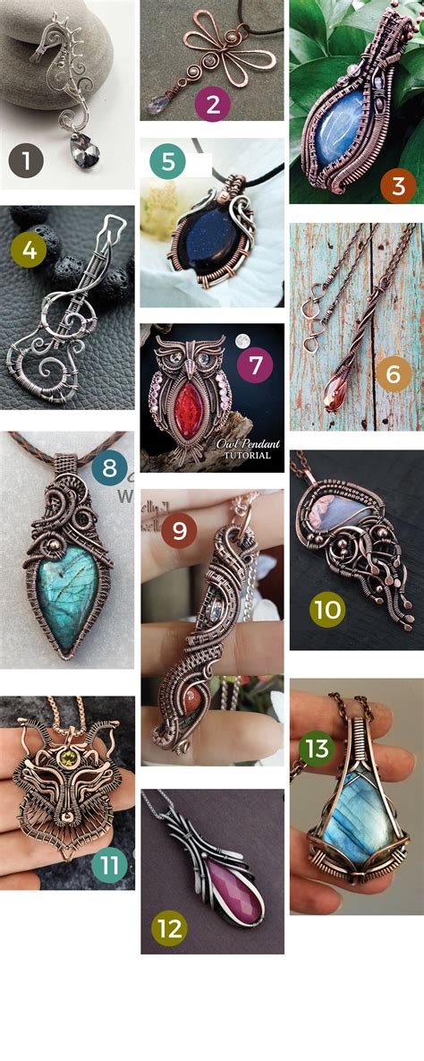 Wire Wrapping Tutorials 13 Diy Wire Wrapped Pendants Studio 73 Designs
